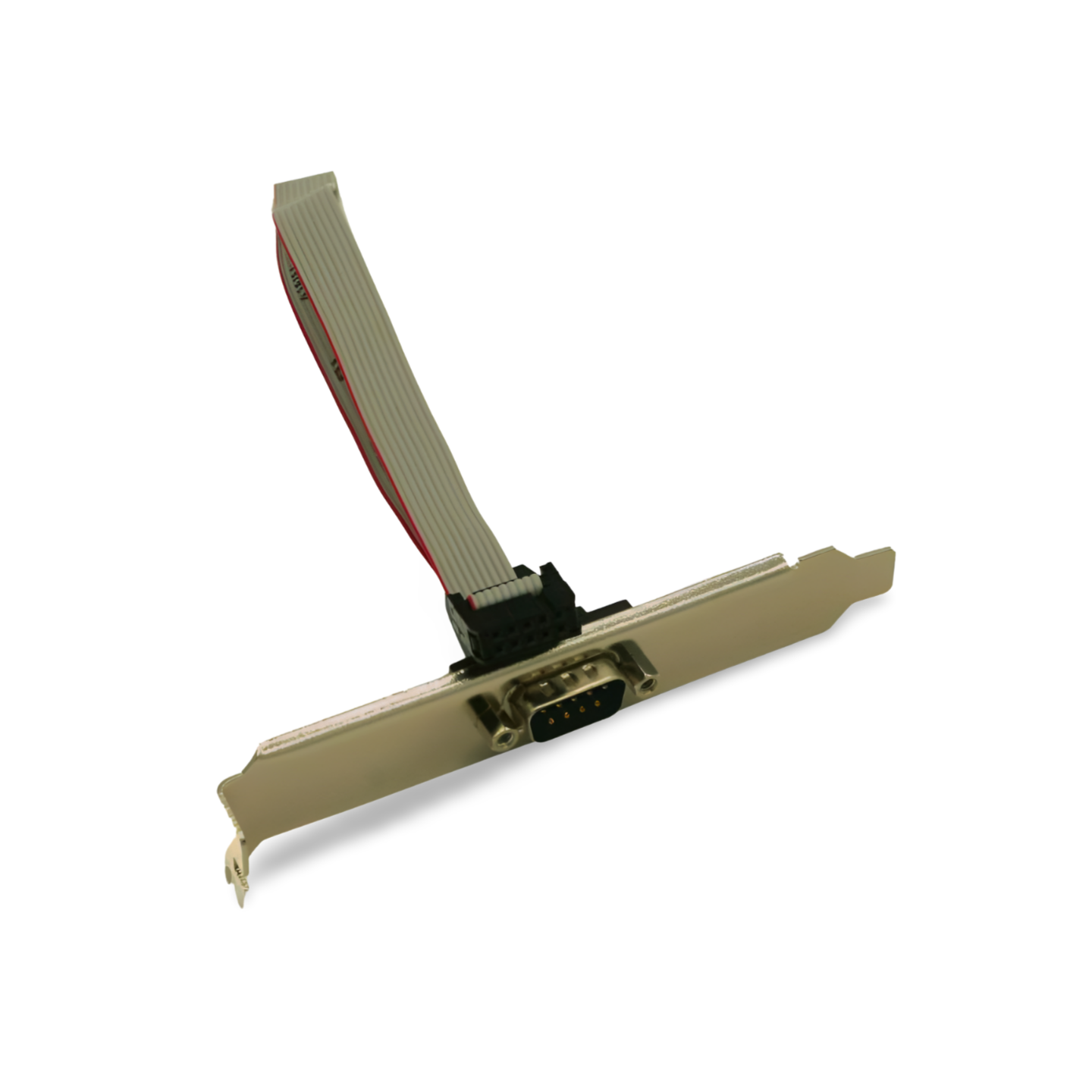 1ft DB9 Male to IDC10 Serial COM Port Cable DTK RS232 Bracket for PC ...