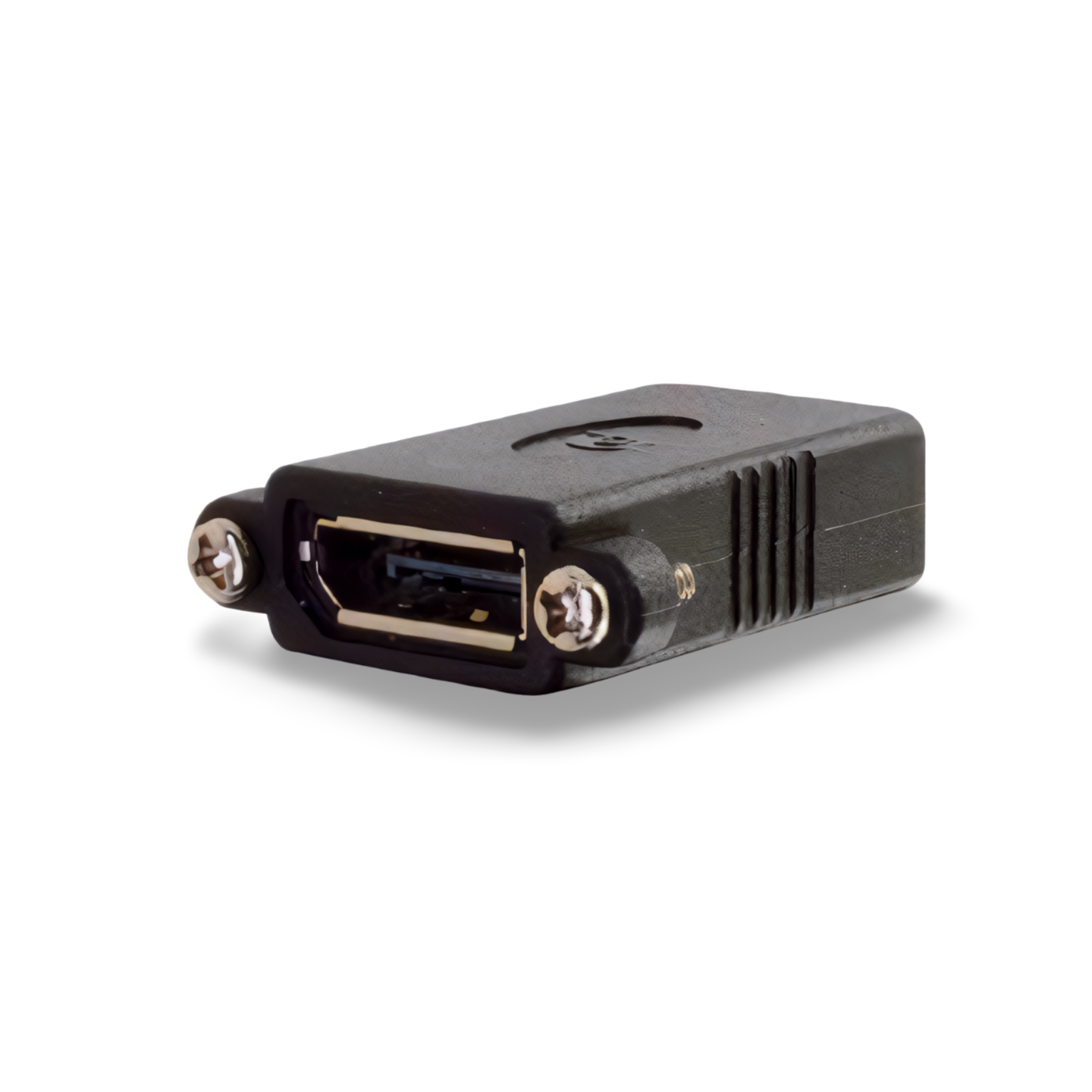 1in DisplayPort Panel Mount Coupler Female to Female - Black ...