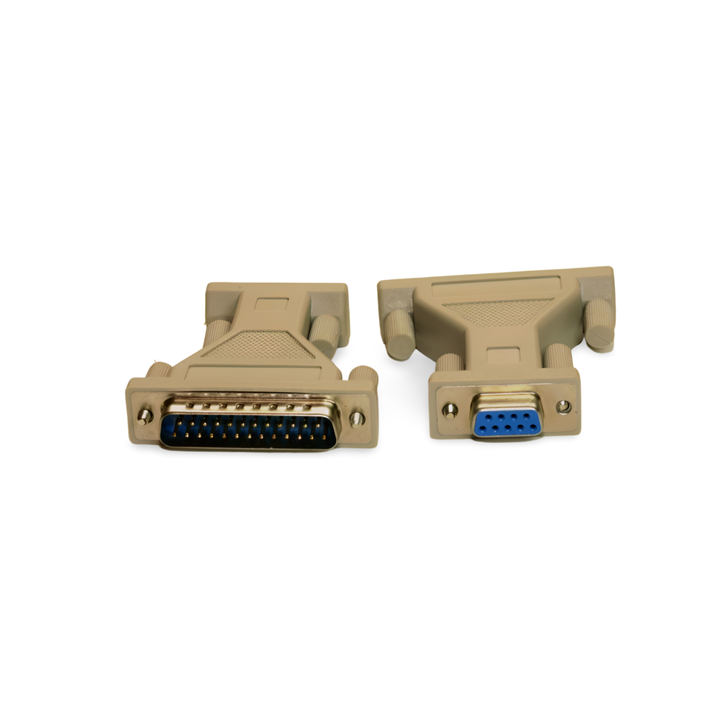 2in DB9 Female to DB25 Male AT Modem Adapter - Beige | SolutionCables.com