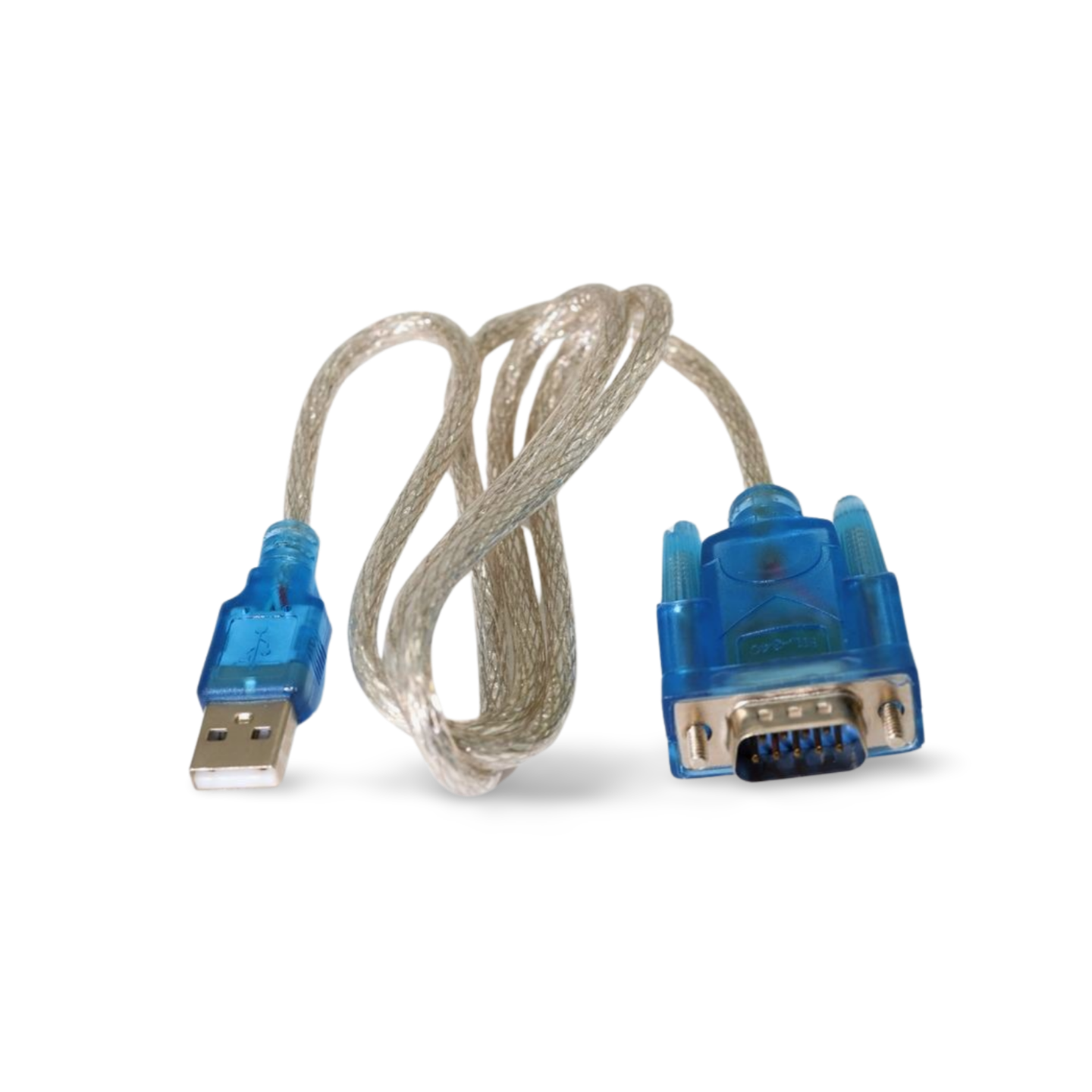 3ft DB9 RS232 Serial to USB 2.0 Converter 9 Pin Adapter Cable - Blue ...