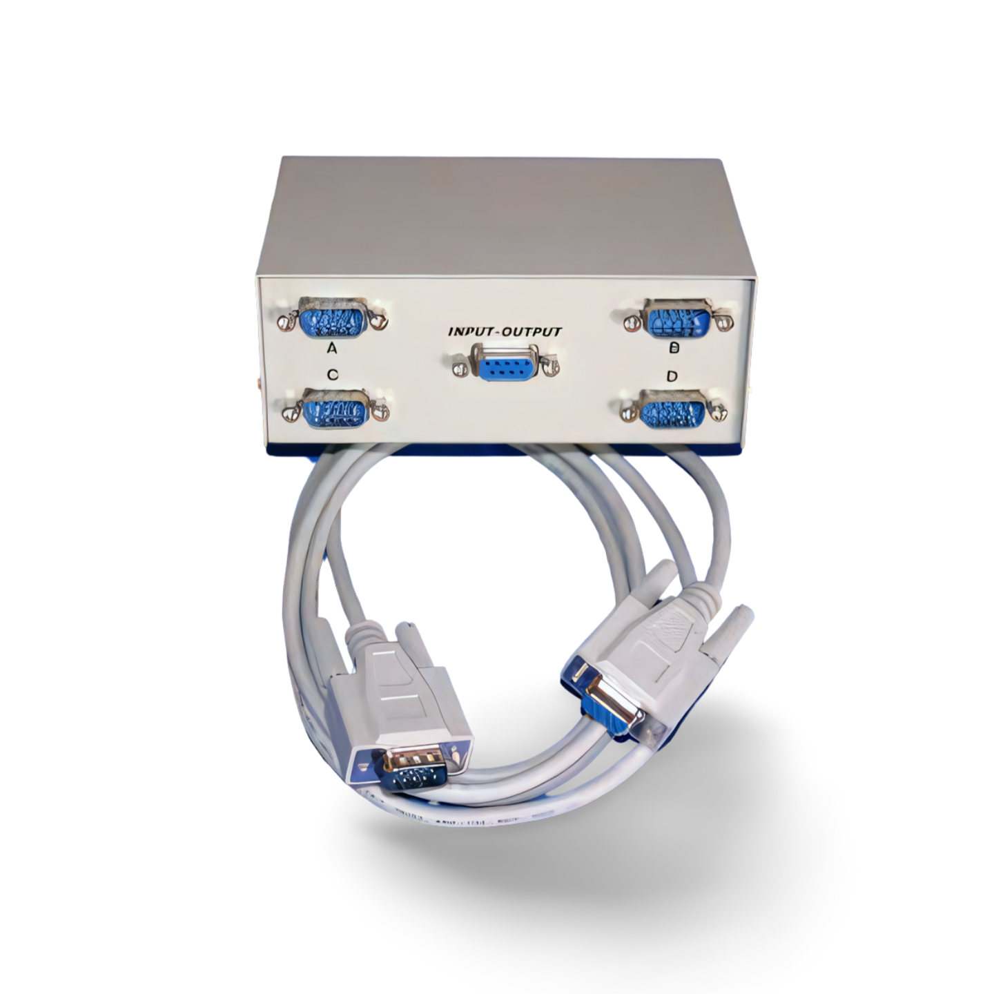 6ft 4 Way Serial Switch Box 4 DB9 Male to 1 DB9 Female ABCD with Free ...