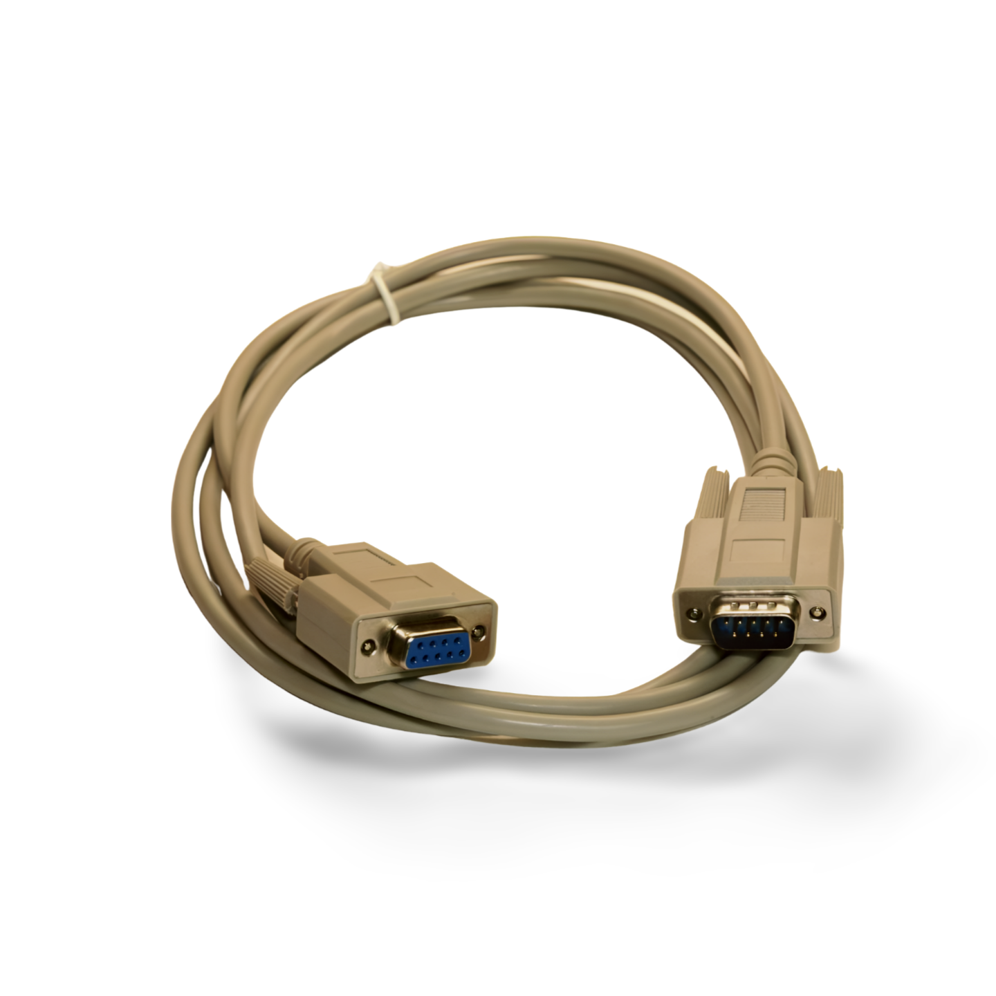 6ft DB9 Male to DB9 Female Serial Cable Extension - Beige ...