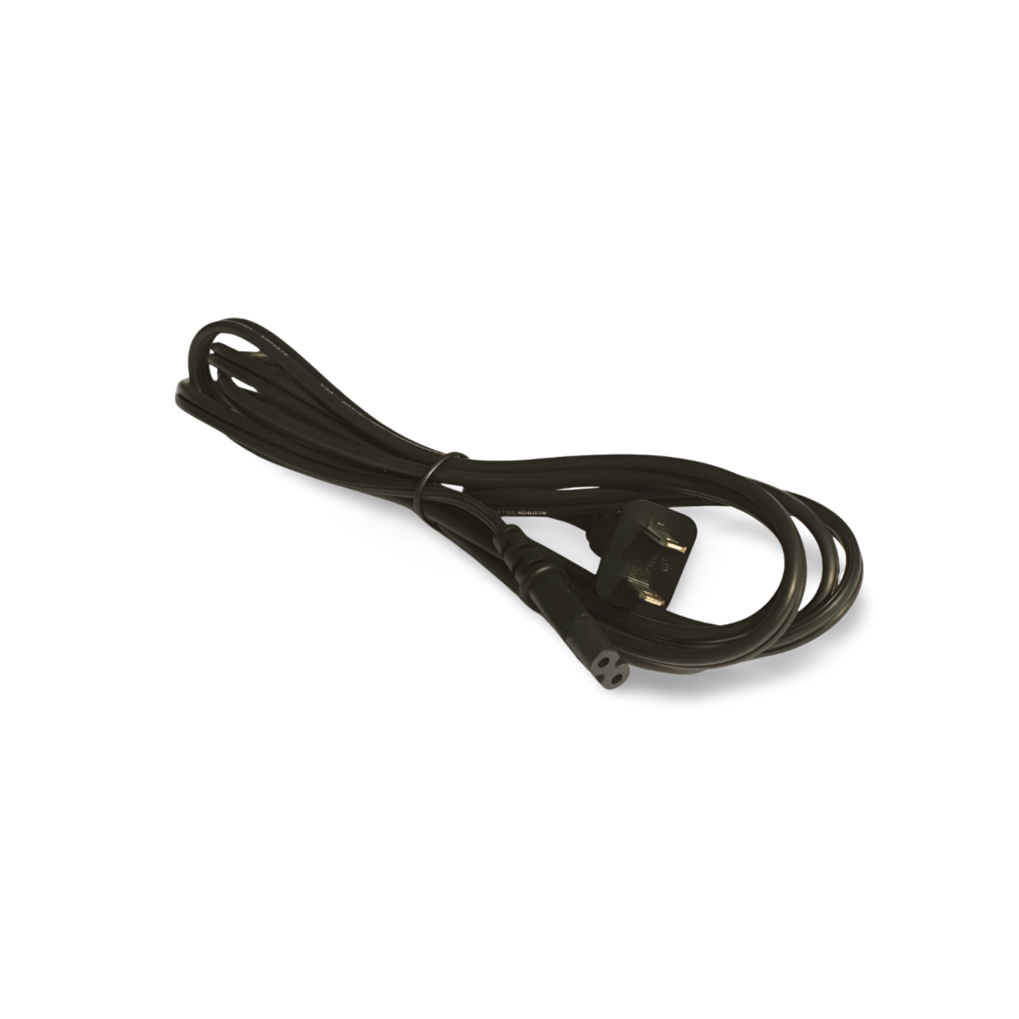 6ft Power Cord Binocular IEC320 C7 Cable UL CE - Black | SolutionCables.com