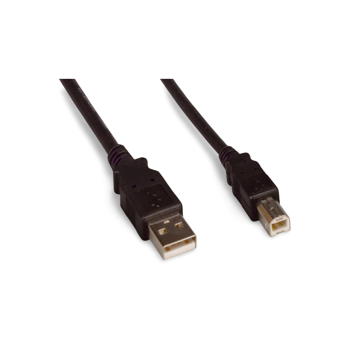 6ft USB 2.0 Computer Cable Type A Male to Type B Male - Black ...