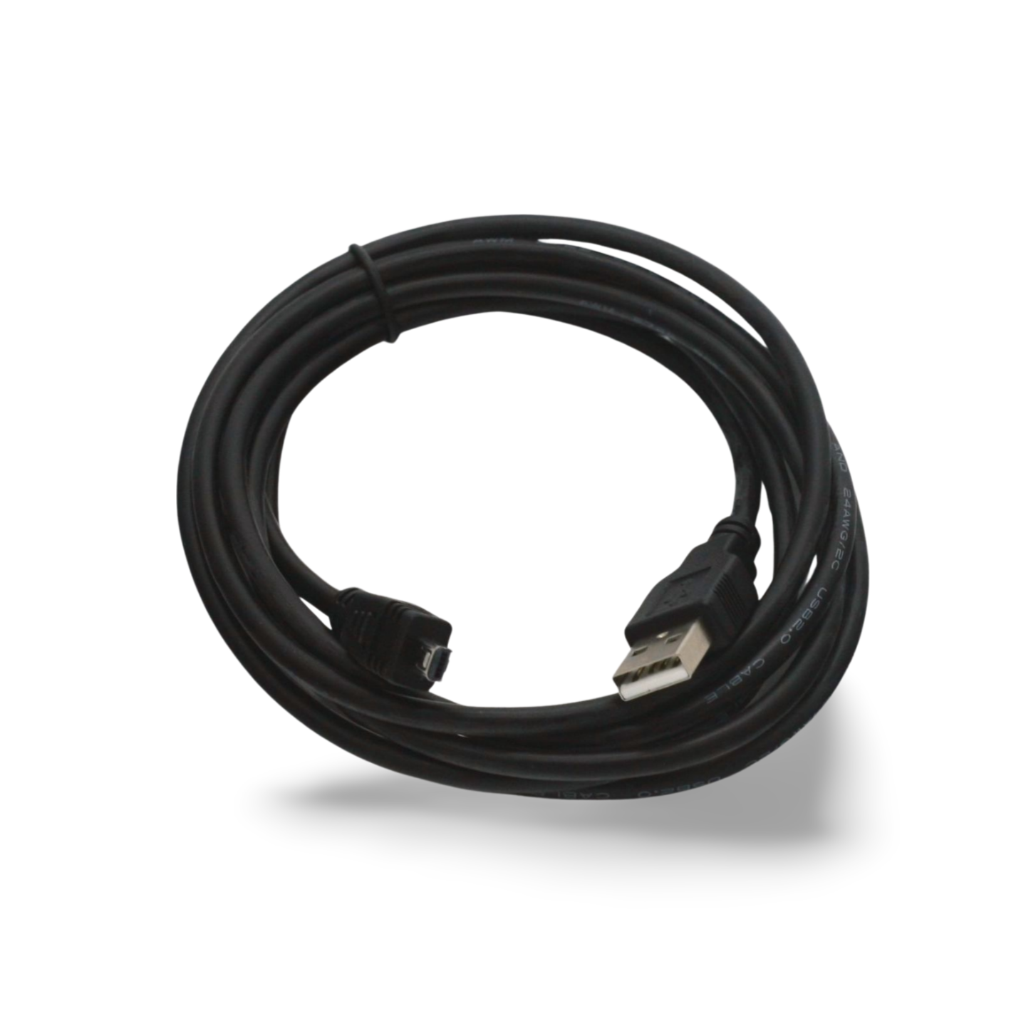 6ft USB Camera Cable Type A to B D10 - Black | SolutionCables.com