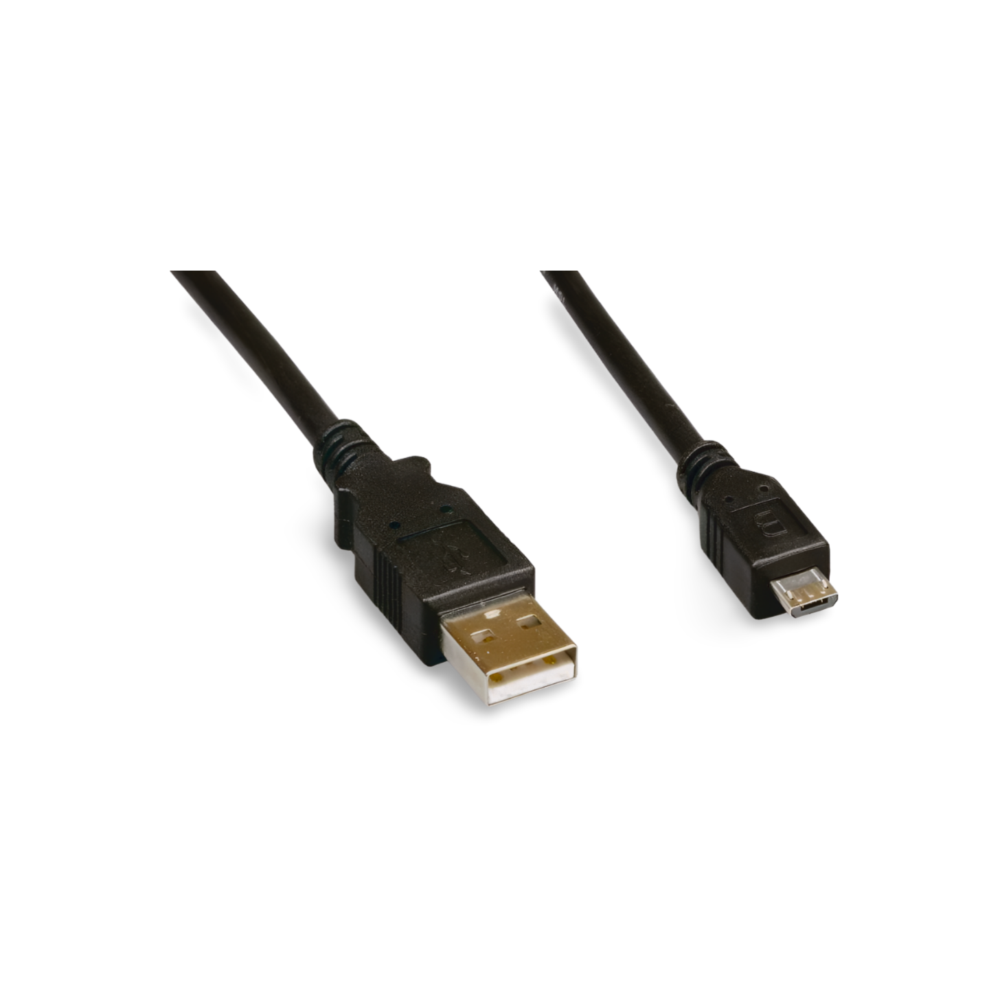 6ft USB Type A to Micro B Cable - Black | SolutionCables.com