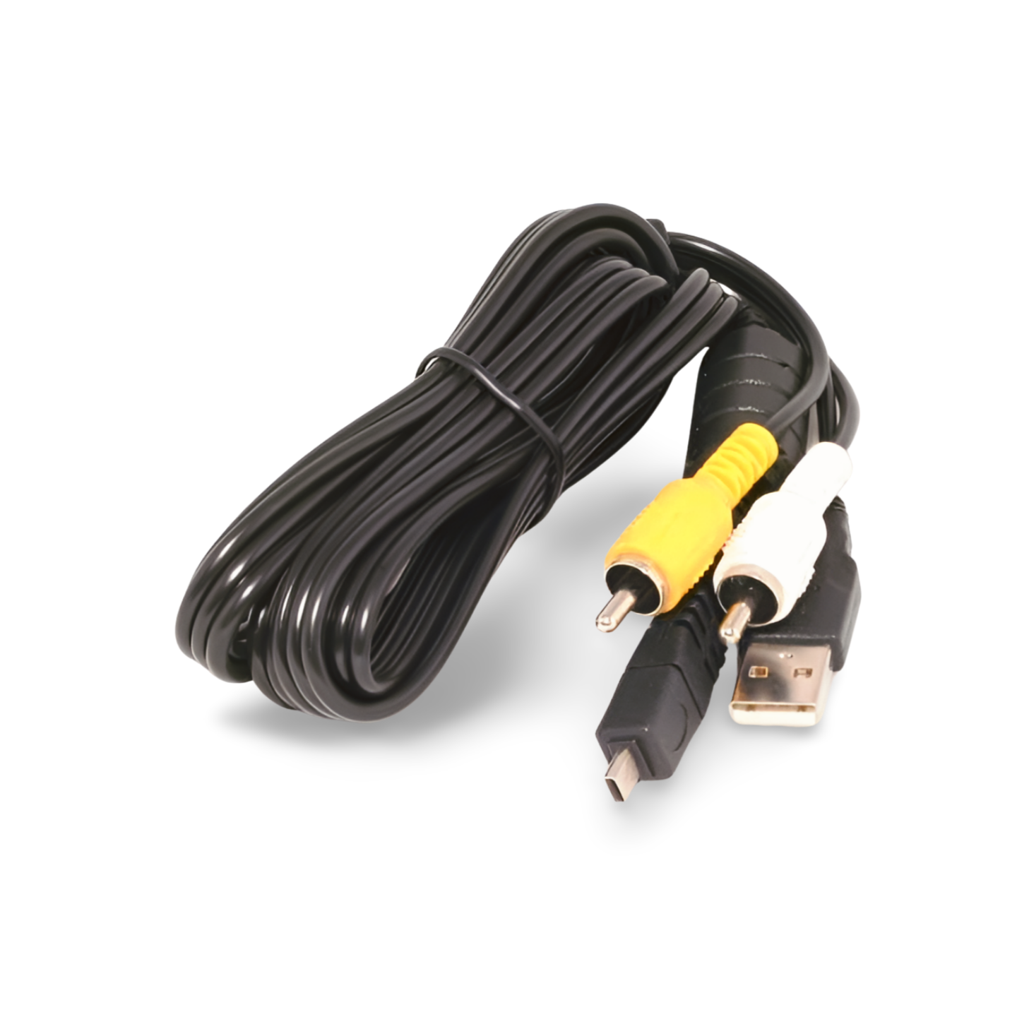 6ft Video and USB Camera Cable D6V - Black | SolutionCables.com