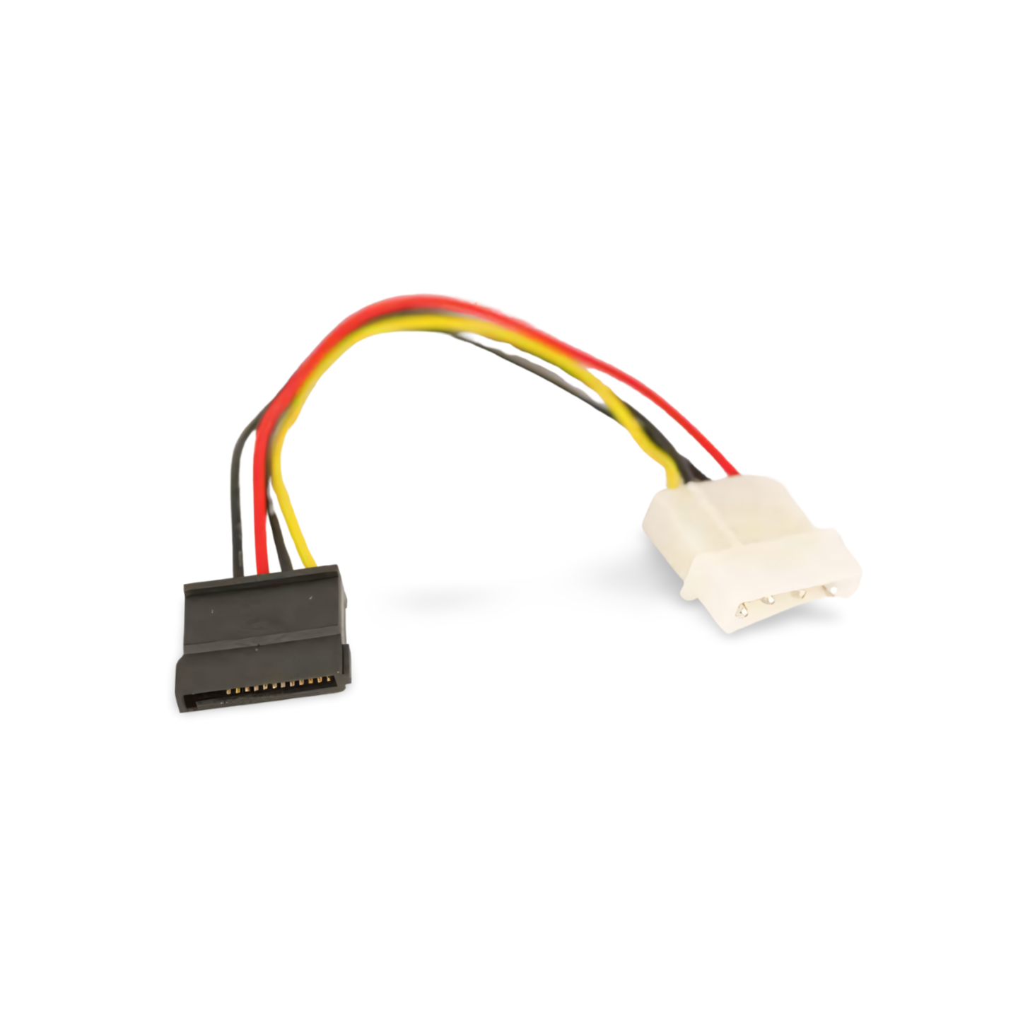 6in SATA Power Cable Connector 4 Pin Molex to 15 Pin - Multi ...