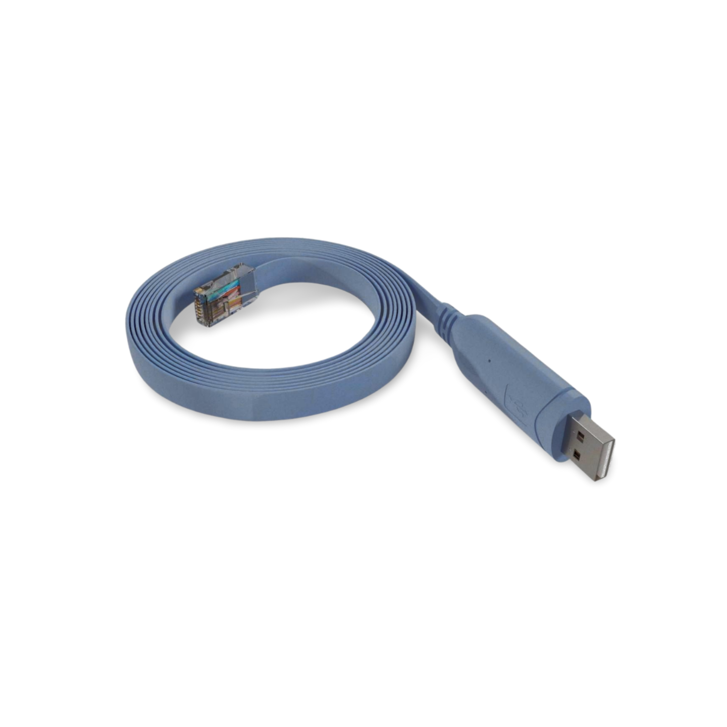 6ft USB to RJ45 Cable Cisco Router Console Serial FTDI - Blue ...