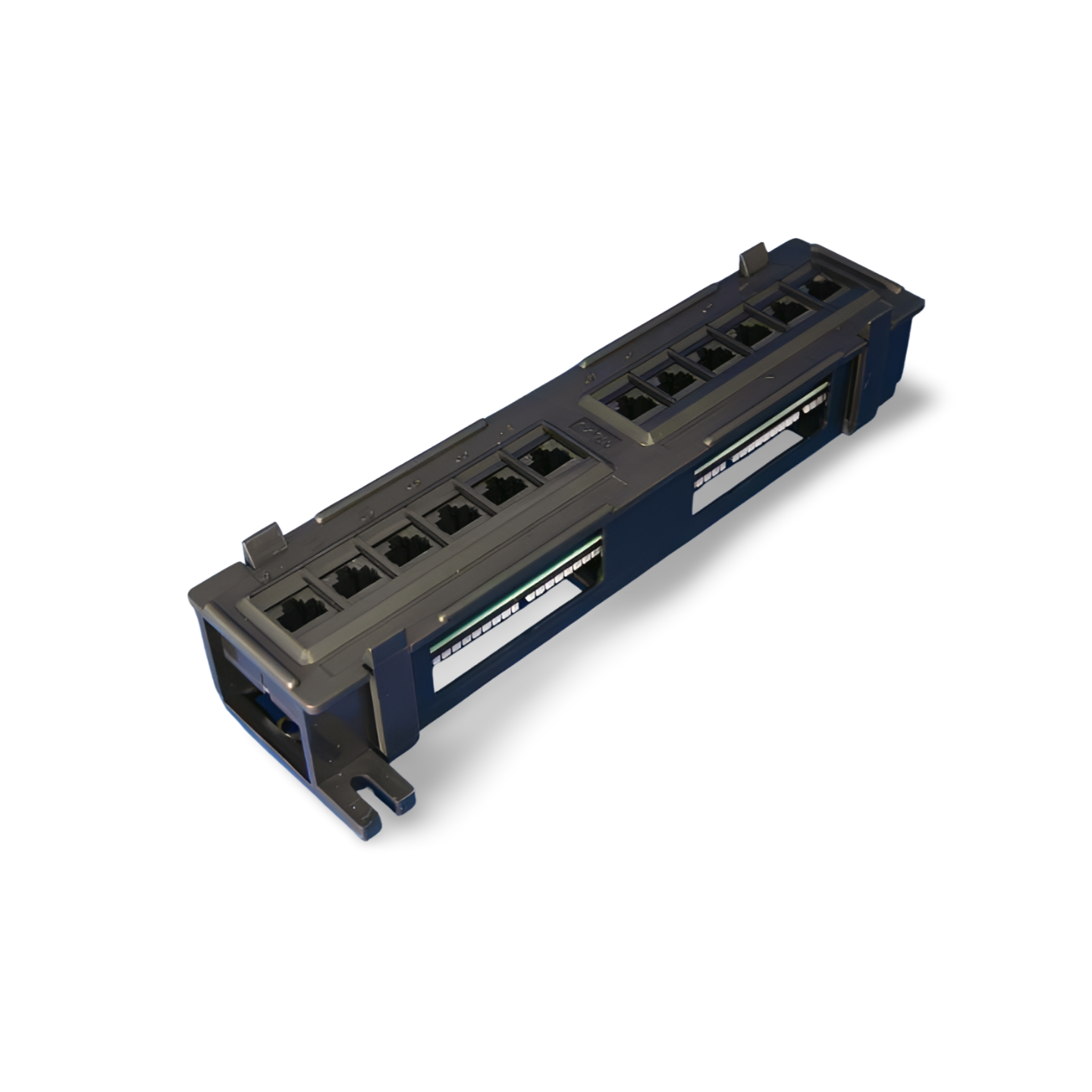 Cat6 Patch Panels 12 Port - Black | SolutionCables.com