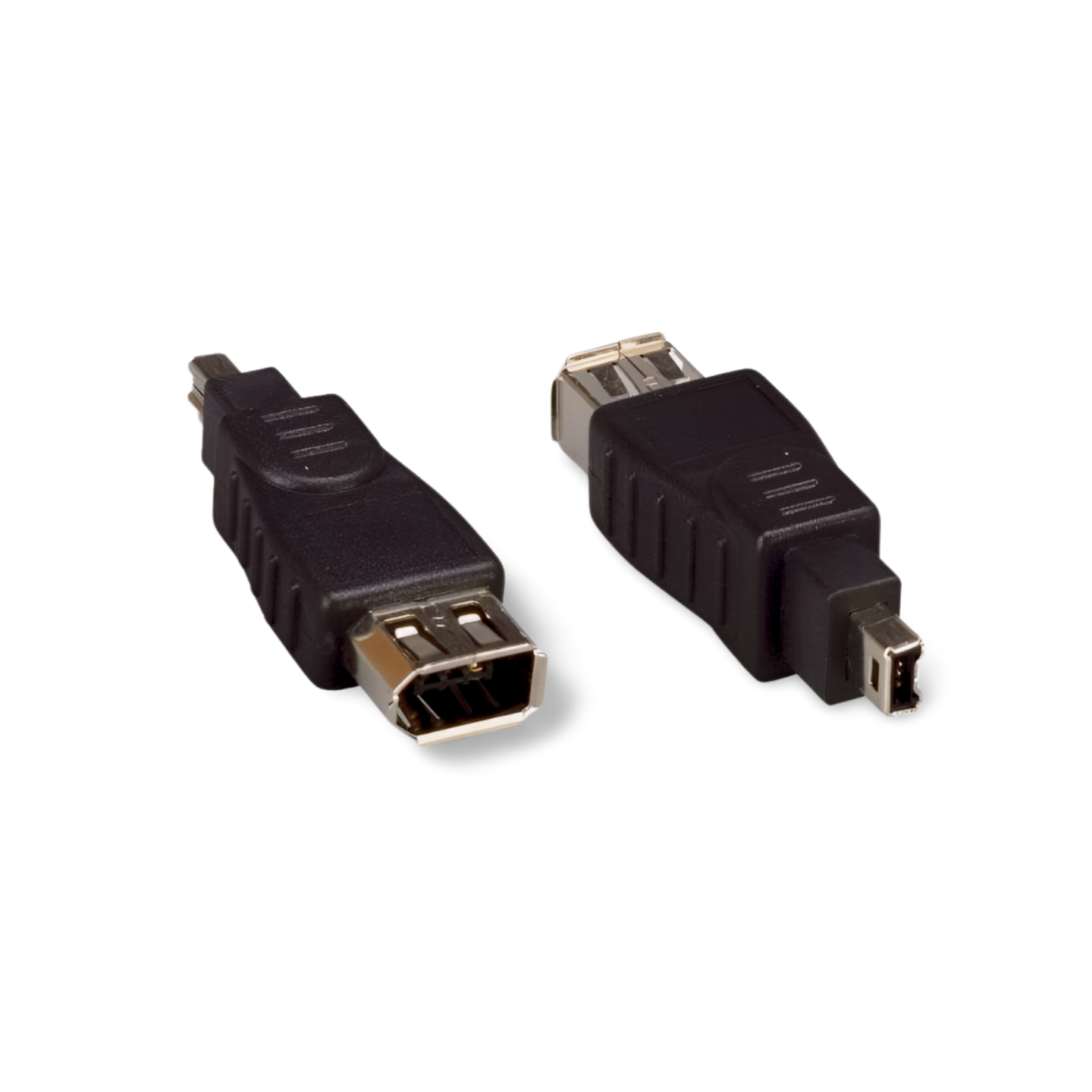 FireWire Adapter 6 Pin Female to 4 Pin Male - Black | SolutionCables.com